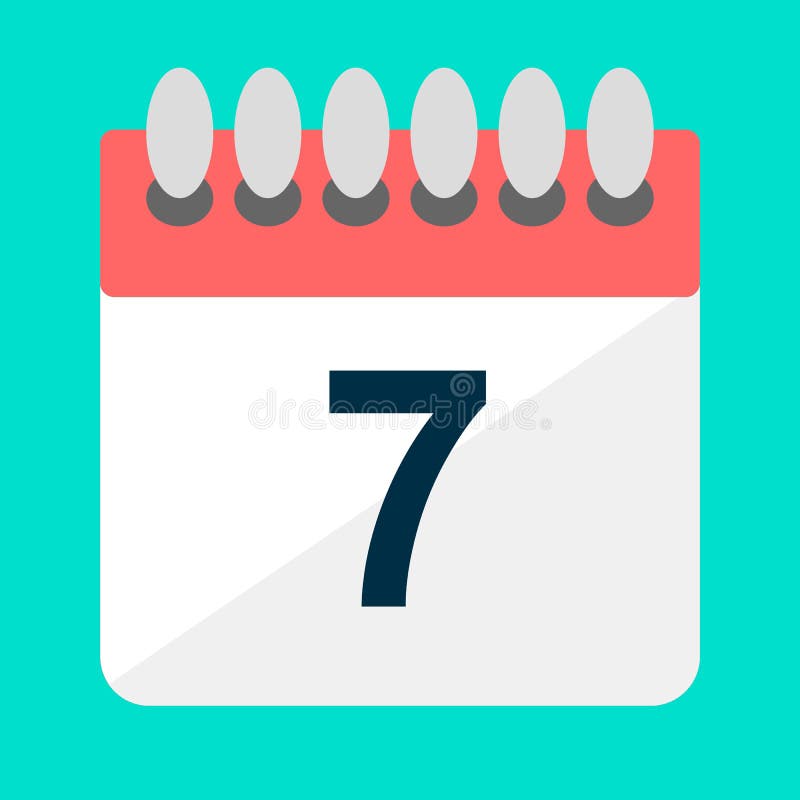 Simple Flat Calendar stock vector. Illustration of appointment - 104524013