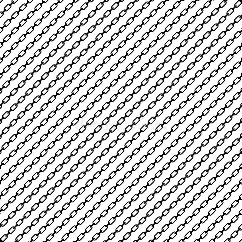 Simple Flat Chain Link, Chain Illustration. Silhouette of a Chain Stock ...