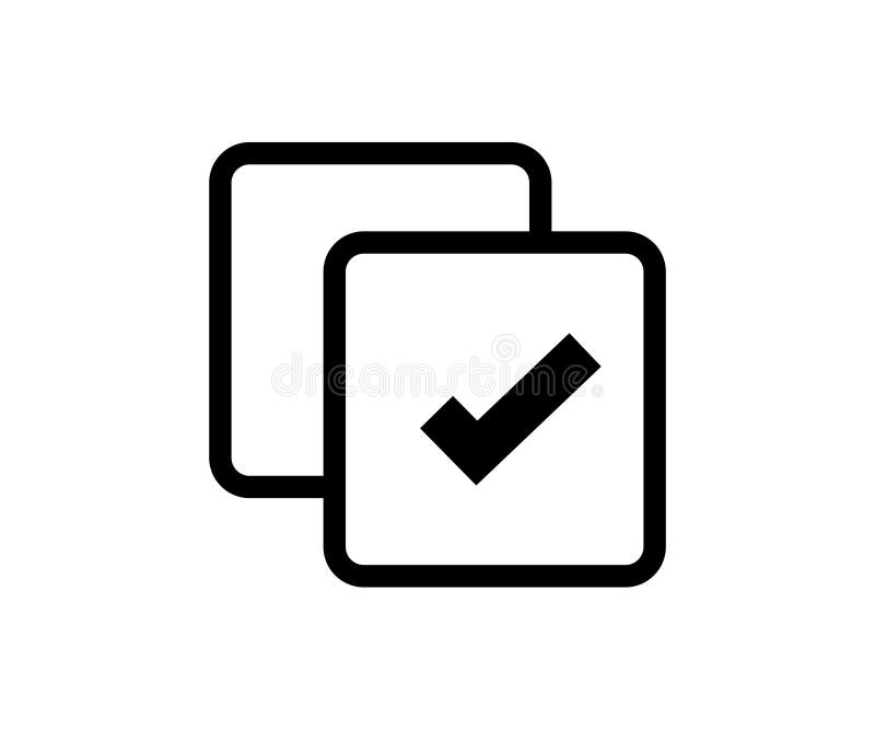 Simple Flat Copy Paste Check Mark Linear Concept Logo Design. Approved ... Simple Flat Copy Paste Check Mark Linear Concept Logo Design. Approved ...