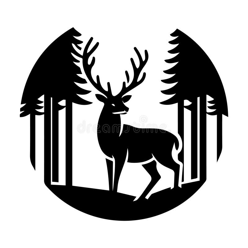 Simple Flat Deer Stock Illustrations – 40,438 Simple Flat Deer Stock ...