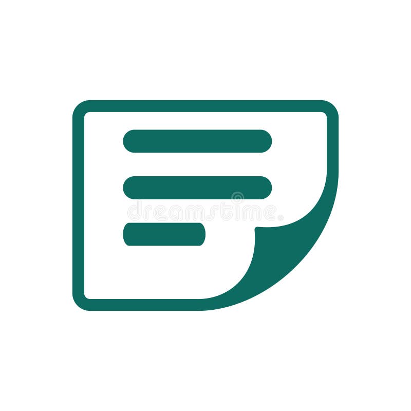 Simple Flat File Icon, Vector Illustration Isolated on White Background ...