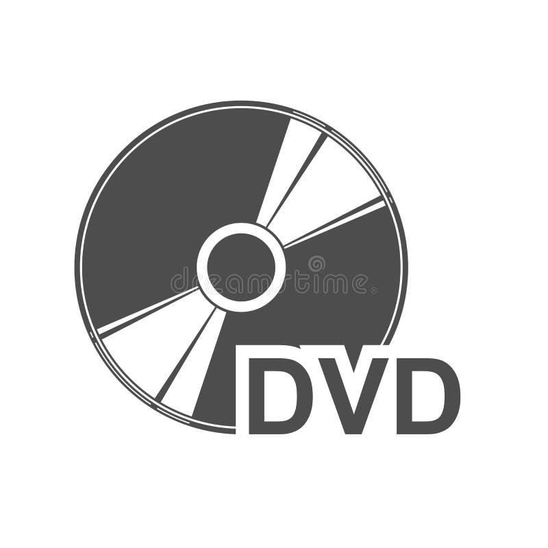 DVD Disc Icon, Simple Flat Design Stock Vector - Illustration of blank ...
