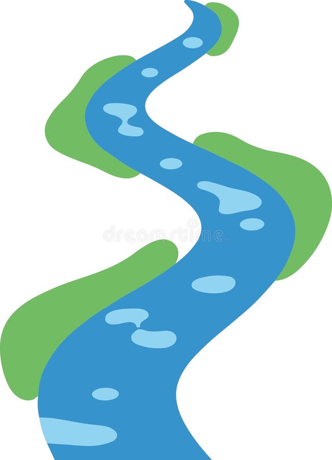 Waterway Illustration Stream River Stock Illustrations – 537 Waterway ...