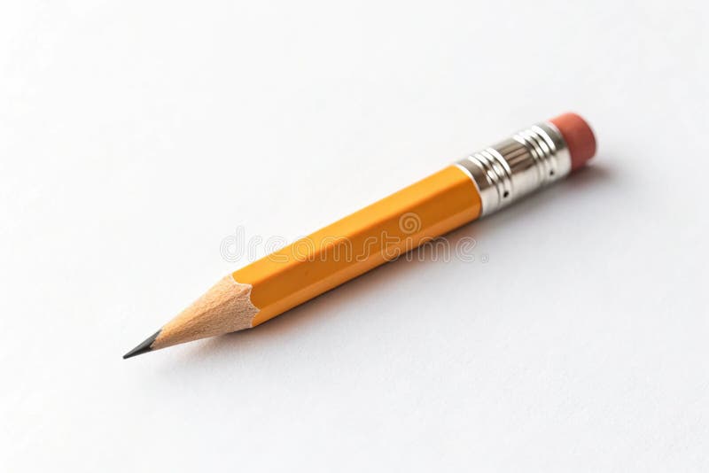 Small Pencil Icon, on White Background. Internet Blog or Educational ...