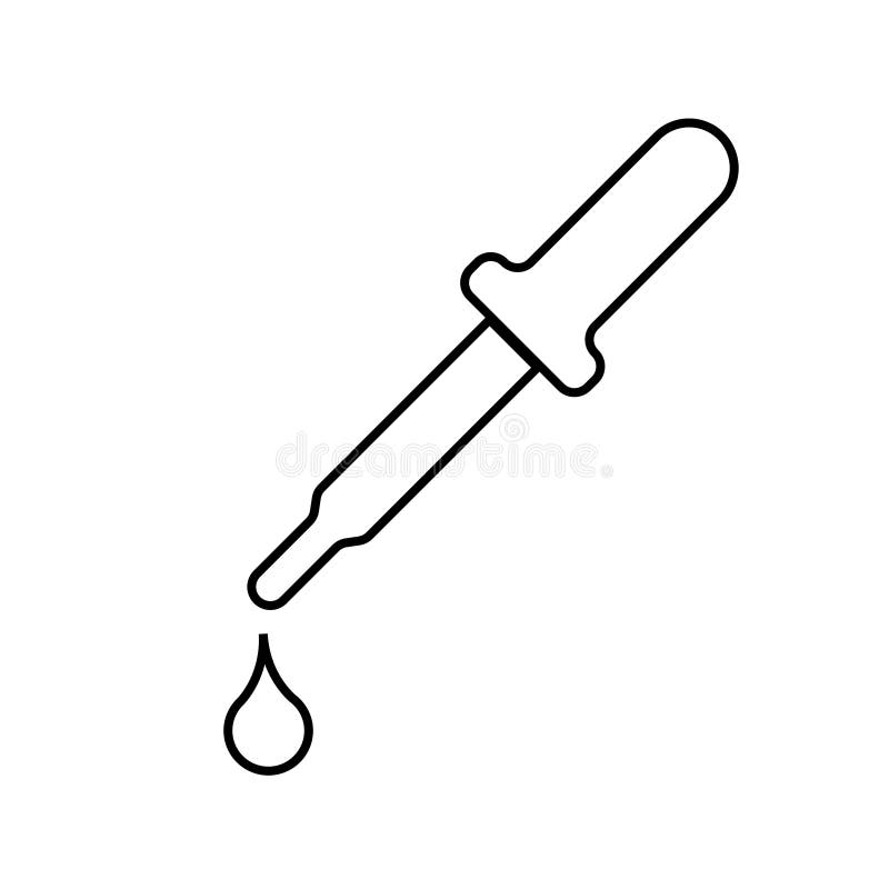 Pipette Illustration, Drawing, Engraving, Ink, Line Art, Vector Stock ...
