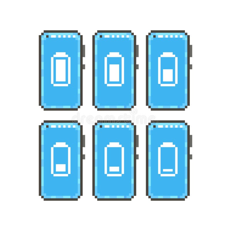 Battery Pixel Art Stock Illustrations – 131 Battery Pixel Art Stock ...