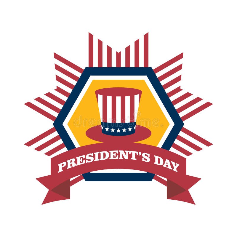 Simple Flat President`s Day Illustration Design Vector Stock Image ...