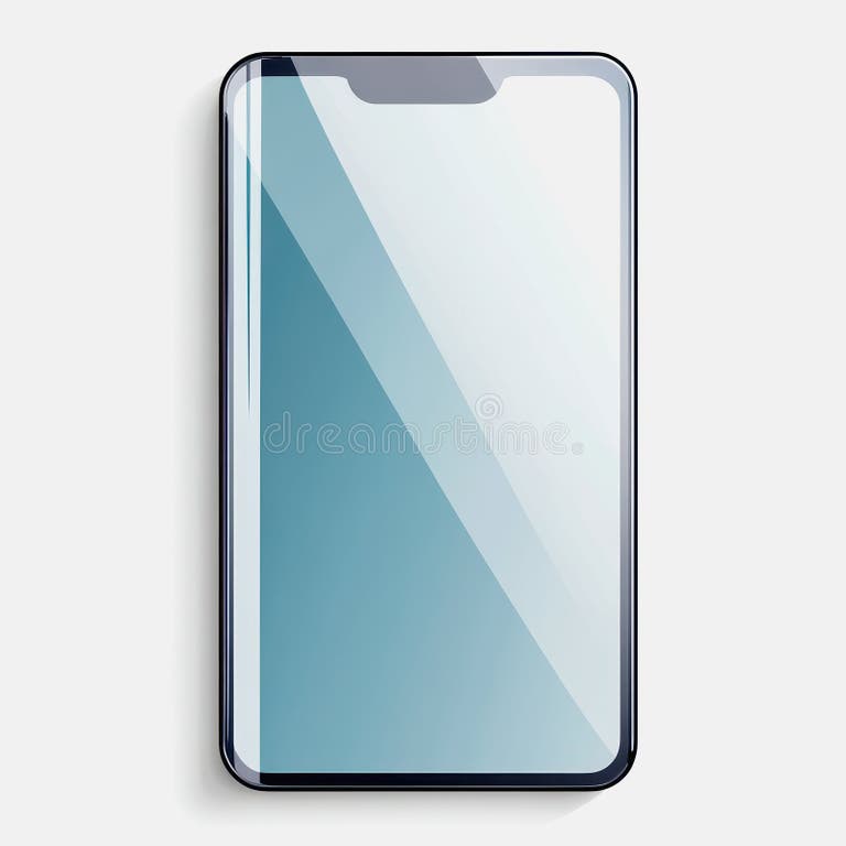 Simple Flat Screen Protector Icon on White Background Stock Image ...