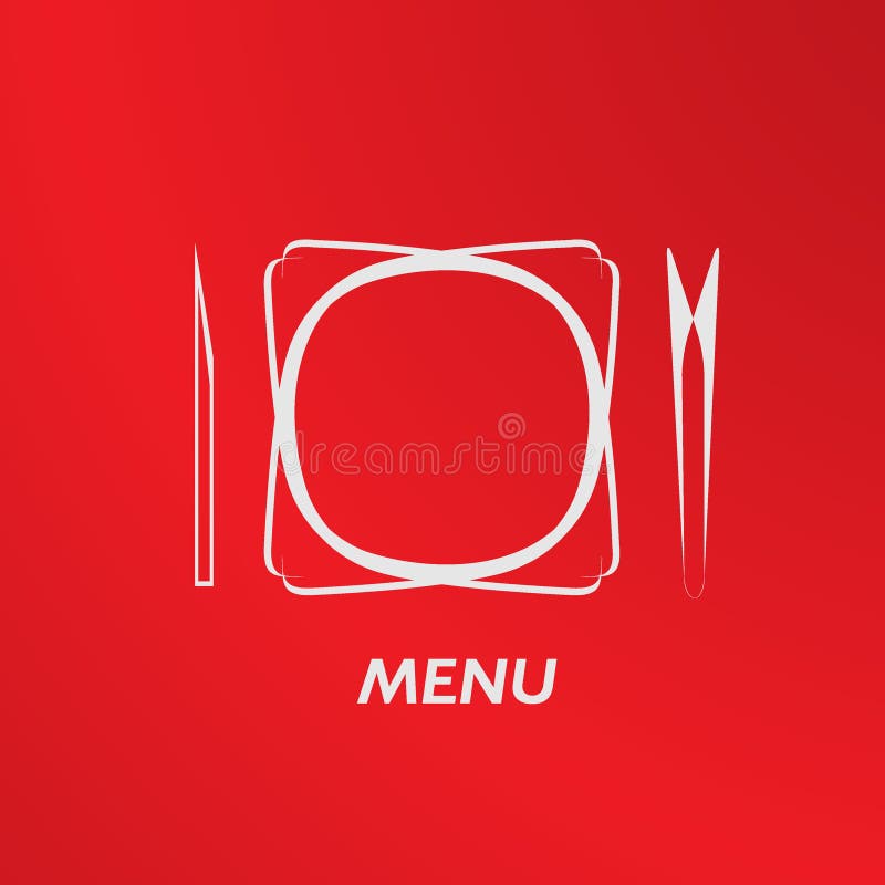 Simple Flat Vector Cover Cafe Menu Eps Stock Vector - Illustration of ...