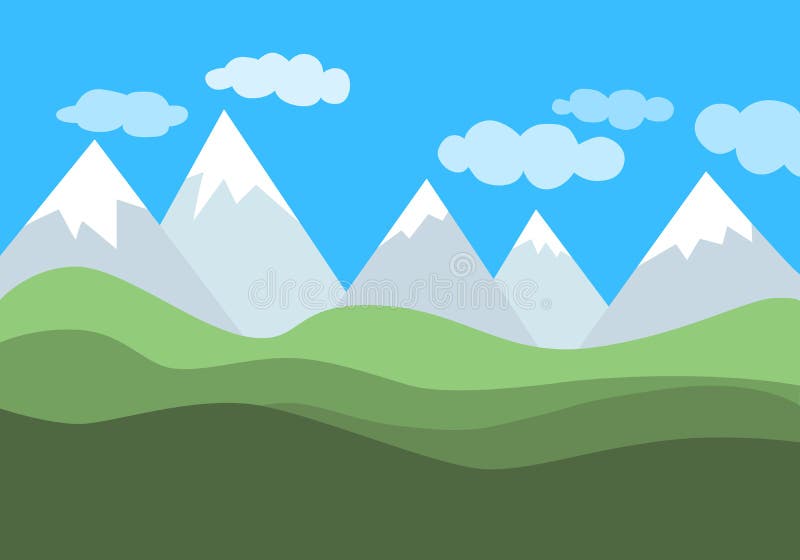 Simple Flat Landscape Graphic Stock Illustrations – 22,215 Simple Flat ...