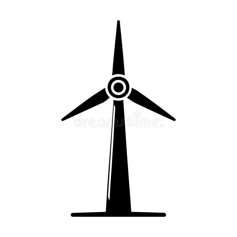Flat Wind Turbine Vector Illustration Logo Stock Illustrations – 2,258 ...