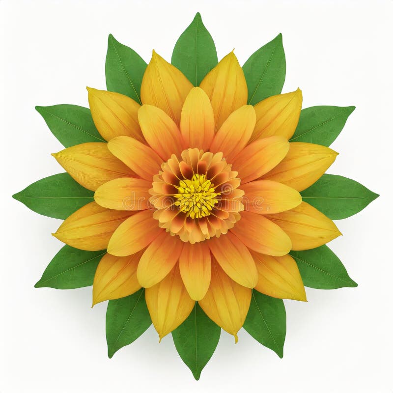 Simple flower illustration stock illustration. Illustration of bloom ...