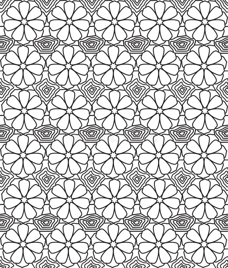Floral Pattern that You Can Use in Any Design As Background, Coloring ...