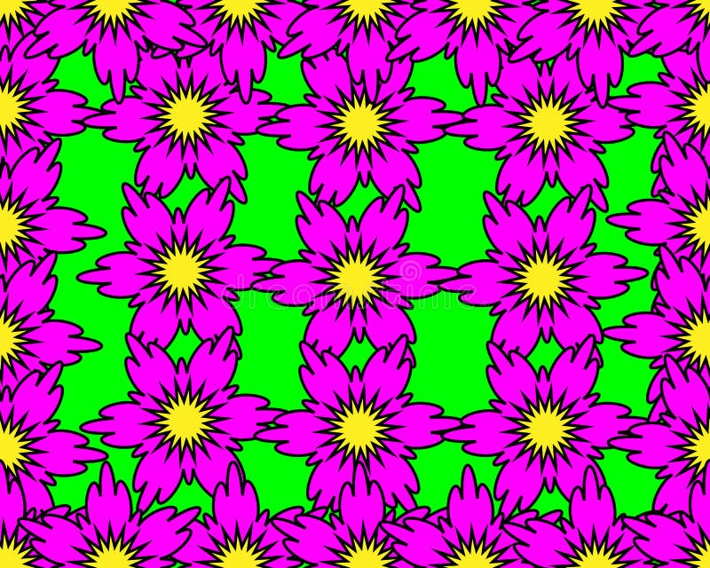Cute flower repeat pattern stock vector. Illustration of special ...