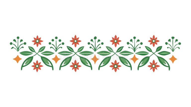Folk Border Pattern Stock Illustrations – 68,742 Folk Border Pattern ...