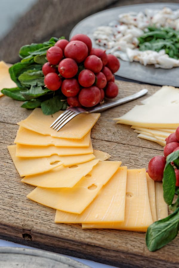 Simple food on table stock photo. Image of catering, tray - 41014306