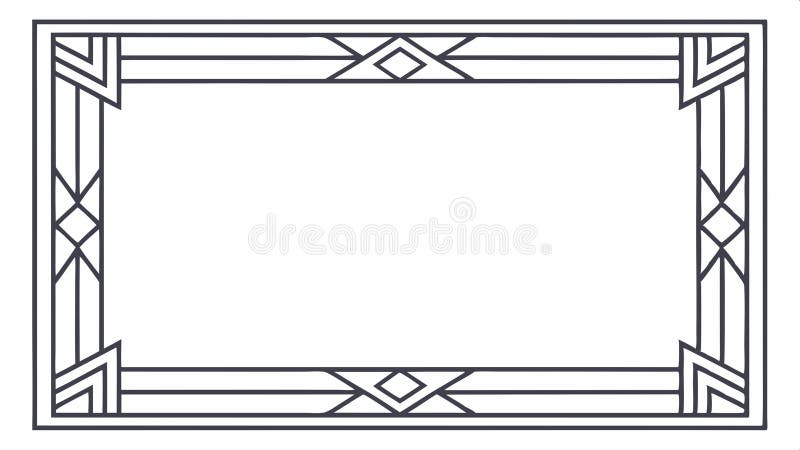Simple Frame Border, Minimalist Design, Clean Graphic Element Vector ...