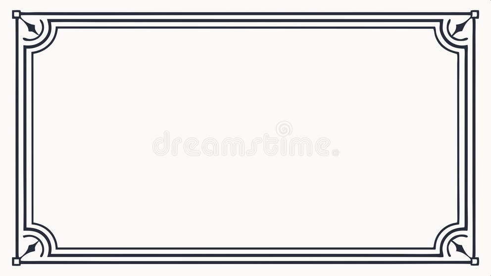 Simple Frame Border, Minimalist Design for Photo Frames and Text Boxes ...