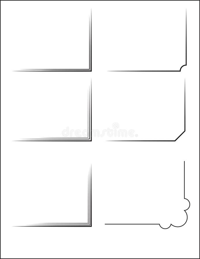 Simple frame stock vector. Illustration of corners, vector - 96952946