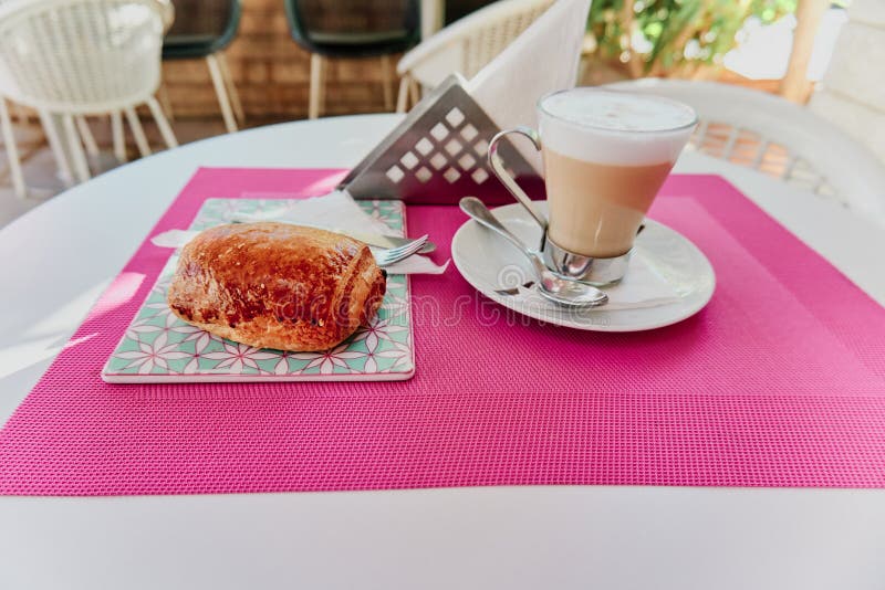 A simple French breakfast stock photo. Image of french - 237802690