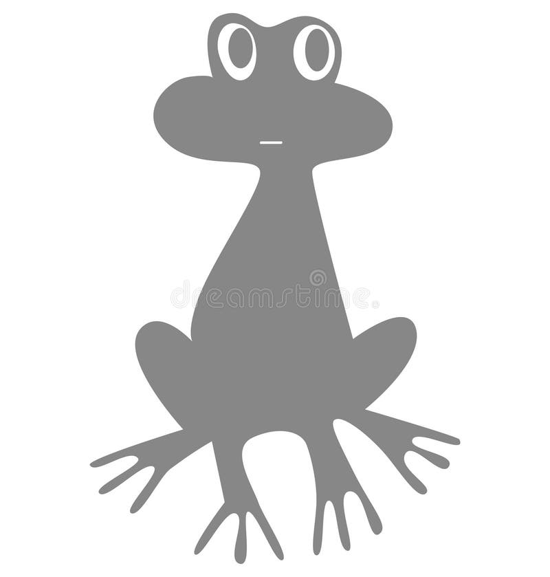 Simple Frog Vector for Education Logo Icon Stock Vector - Illustration ...