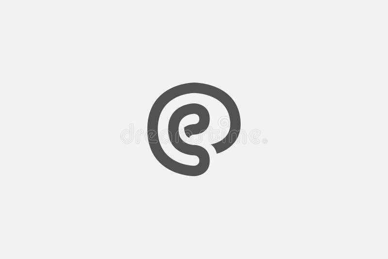 Simple fun letter e logo 向量例证. 插画 包括有 创造性, 设计, 信函, 文件 - 297098294