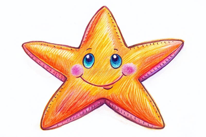 Simple Starfish Drawing Amazon.com: Sense Canvas Starfish Bright Ocean