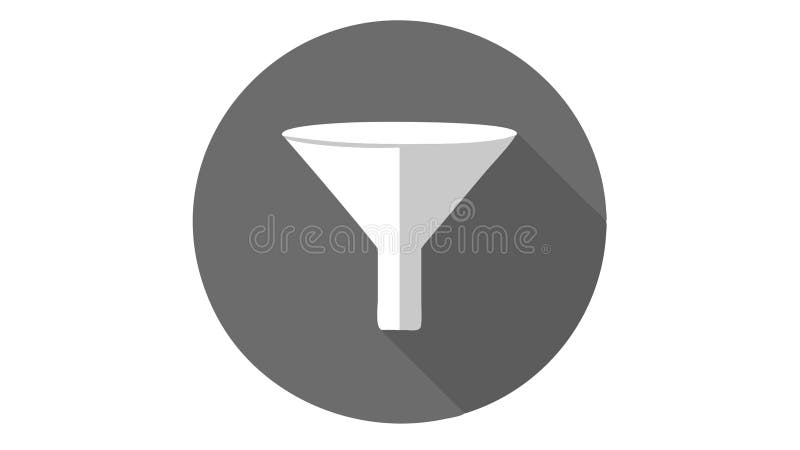 Simple Funnel Icon for Pouring Liquids or Transfers , Vector Design ...
