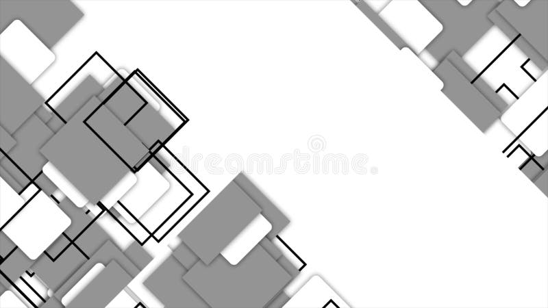 Simple Futuristic Moving Pink Squares Gradient Geometrical White ...