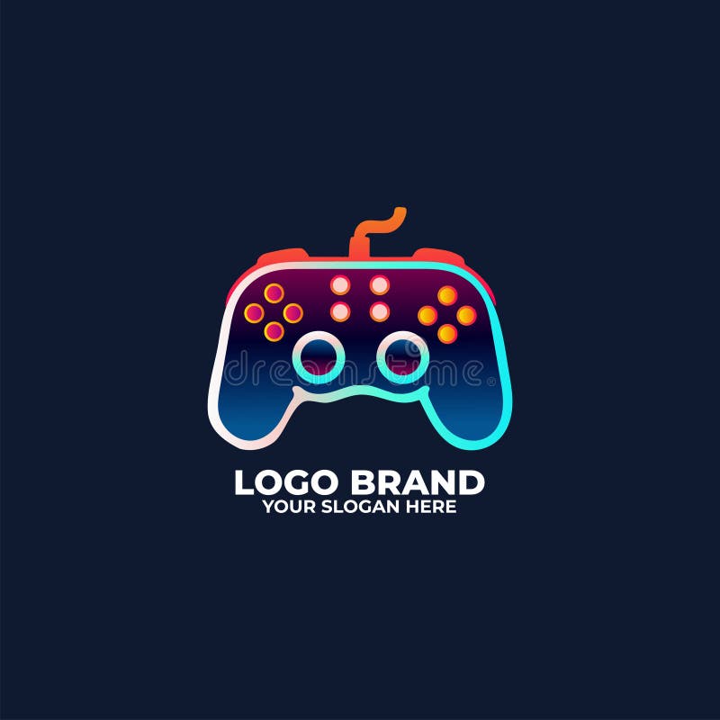 Simple Gaming Icon in Neon Colors Stock Vector - Illustration of ...