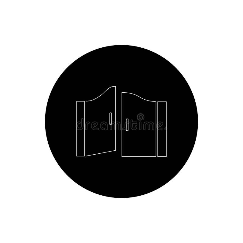 Simple Gate Logo Illustration Design Stock Illustration - Illustration ...