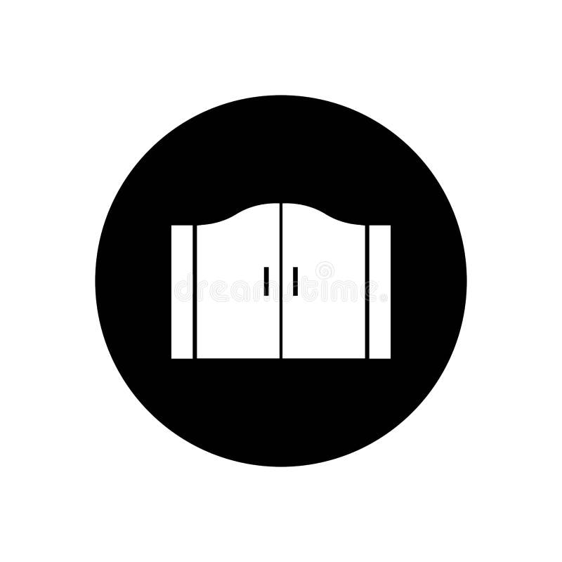 Simple Gate Logo Illustration Design Stock Illustration - Illustration ...