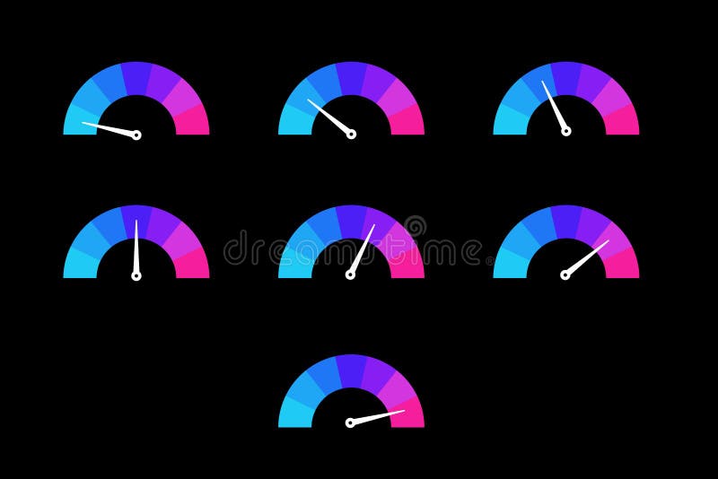 Simple Gauge Isolated Vector Illustration Stock Vector - Illustration ...