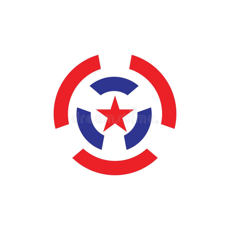 Shield with Star Icon, Simple Style Stock Vector - Illustration of ...