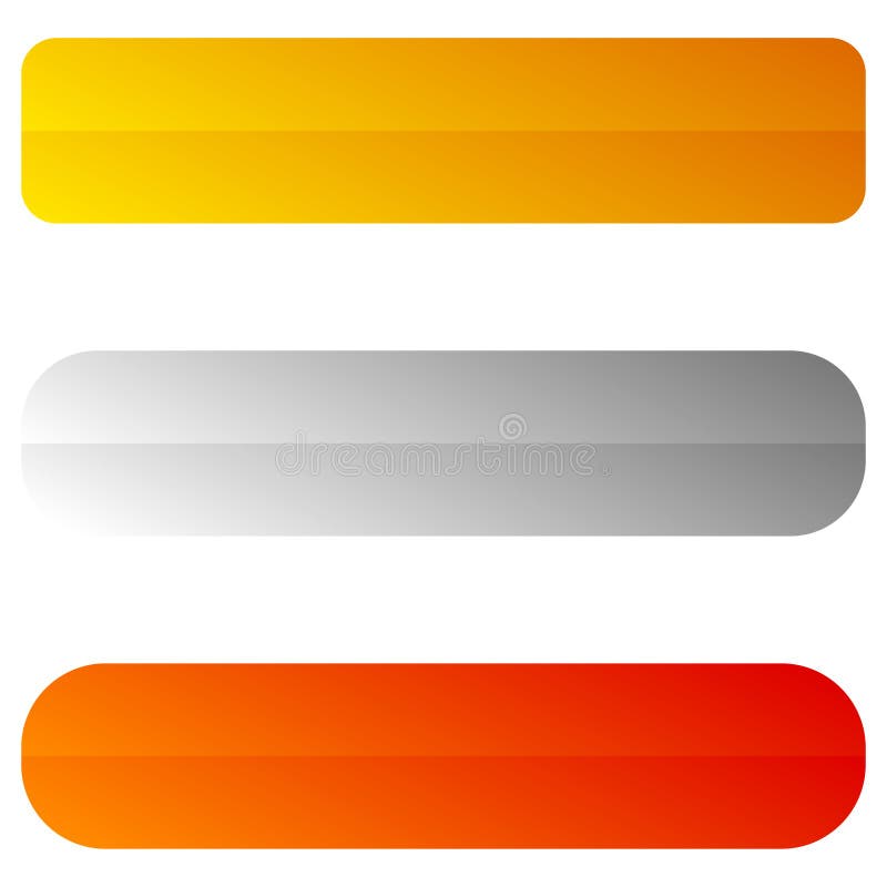 Simple Geometric Button, Banner, Plaque Shape, Design Element Vector ...