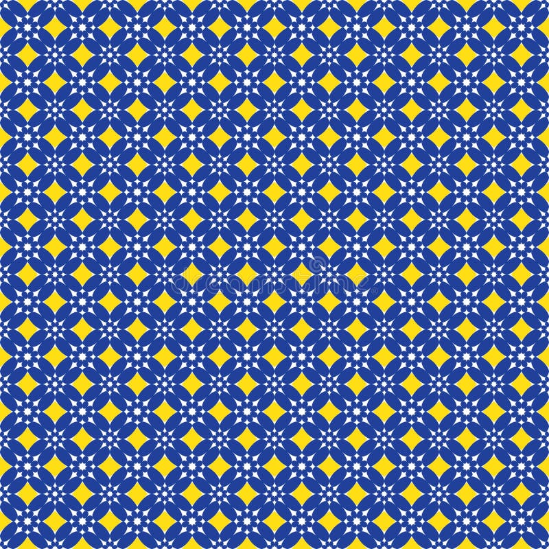 Simple Geometric Diamonds Tiles Grid Pattern.Vector Background Seamless ...