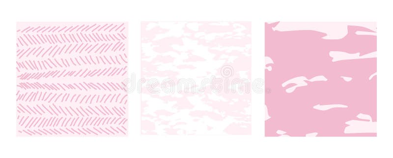 Simple Geometric Hand Drawn Irregular Patterns. Colored Doodle ...