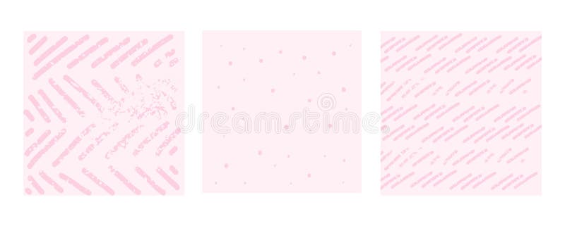 Simple Geometric Hand Drawn Irregular Patterns. Colored Doodle ...