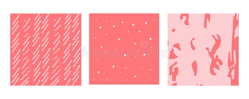 Simple Geometric Hand Drawn Irregular Patterns. Colored Doodle ...