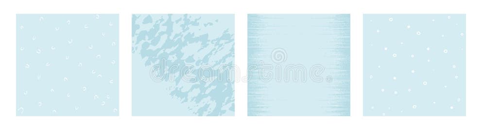 Simple Geometric Hand Drawn Irregular Patterns. Cute Colored Doodle ...