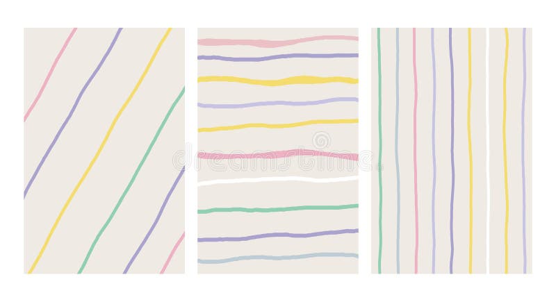 Simple Geometric Hand Drawn Irregular Patterns. Doodle Checkered Simple ...