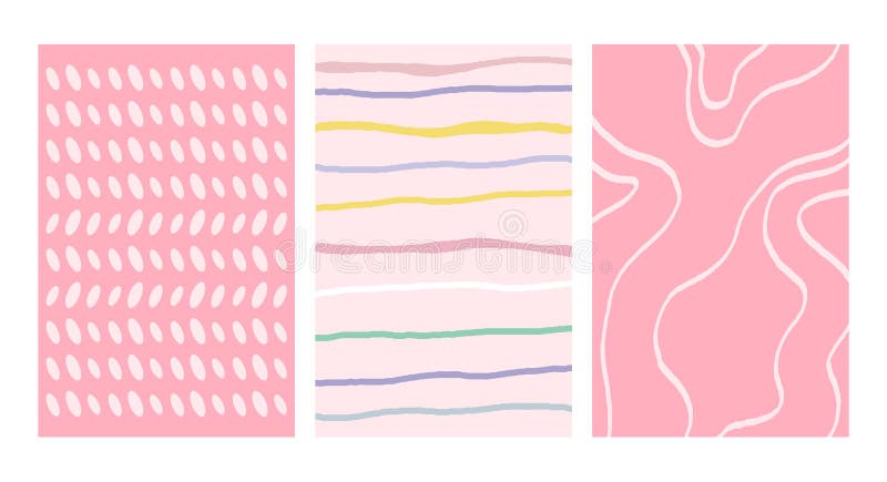 Simple Geometric Hand Drawn Irregular Patterns. Doodle Checkered Simple ...