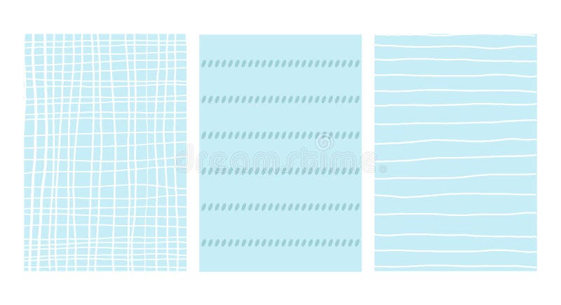 Simplec Geometric Hand Drawn Irregular Patterns. Doodle Checkered ...