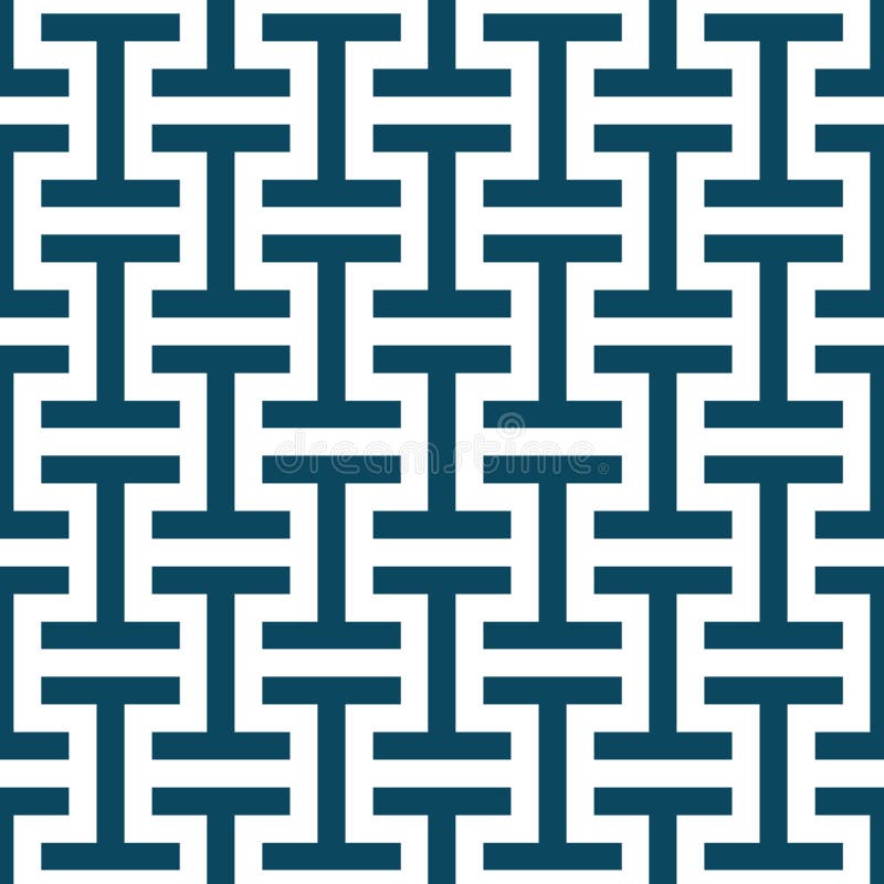 Simple Geometric Islamic Style Pattern Stock Illustration ...