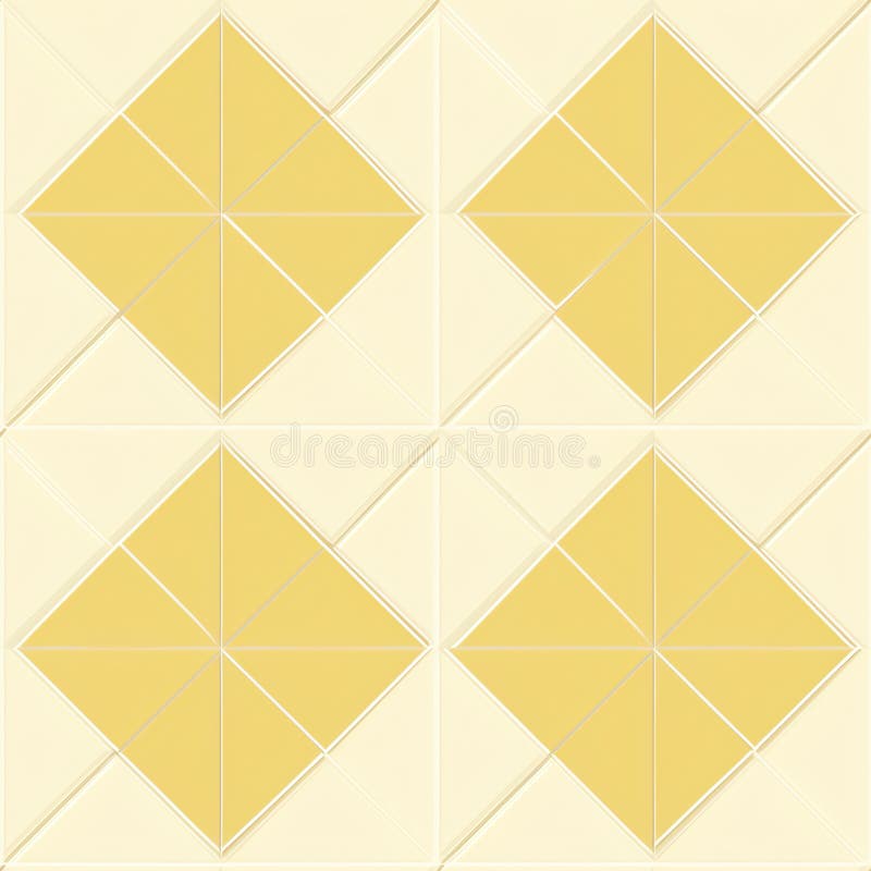 Simple Geometric Light Yellow Color Tile Pattern for Decoration Stock ...