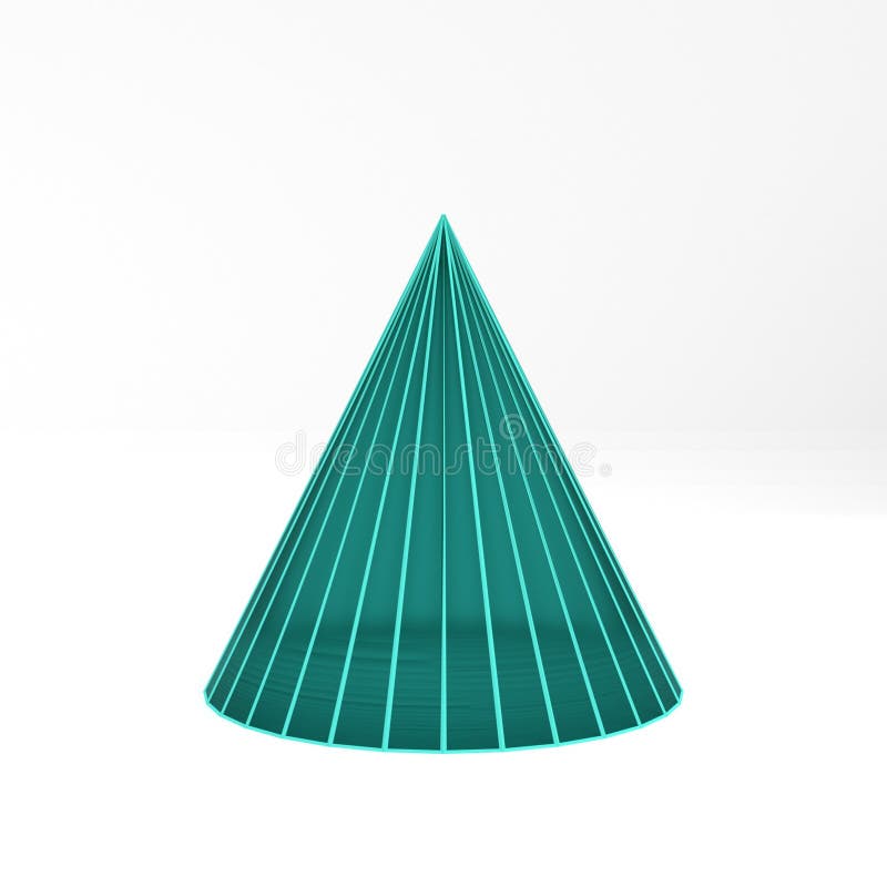 Simple Geometric Objects, 3d Render, 3d Illustration Stock Illustration ...