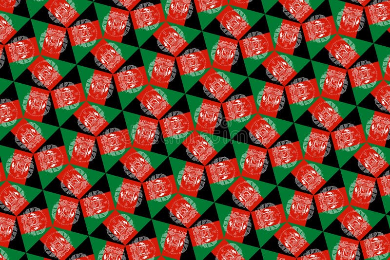 Simple Geometric Pattern in the Colors of the National Flag of ...