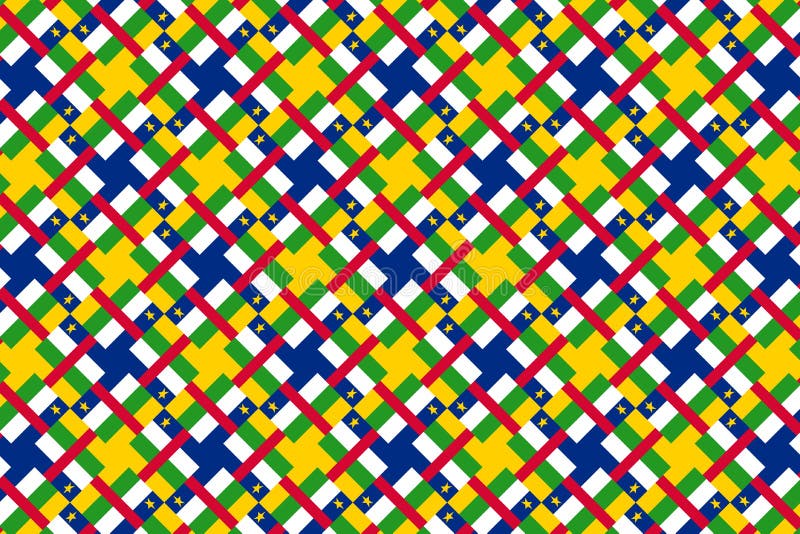Simple Geometric Pattern in the Colors of the National Flag of Central ...