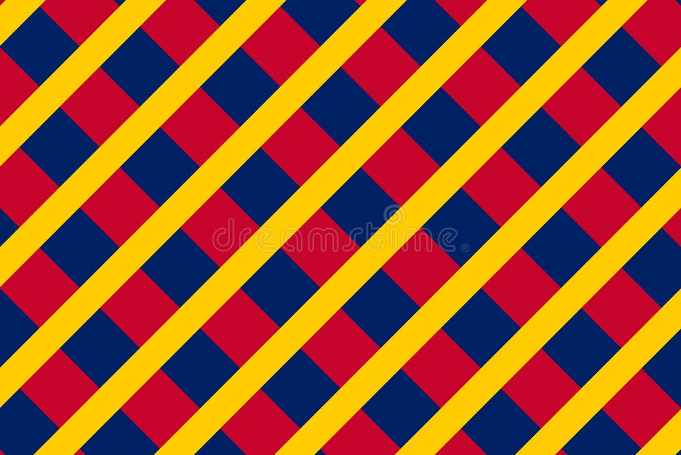 Simple Geometric Pattern in the Colors of the National Flag of Chad ...
