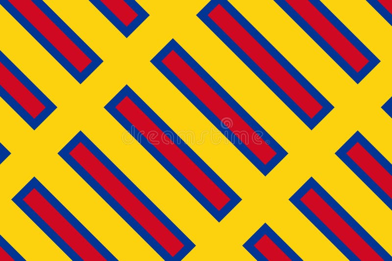 Simple Geometric Pattern in the Colors of the National Flag of Colombia ...
